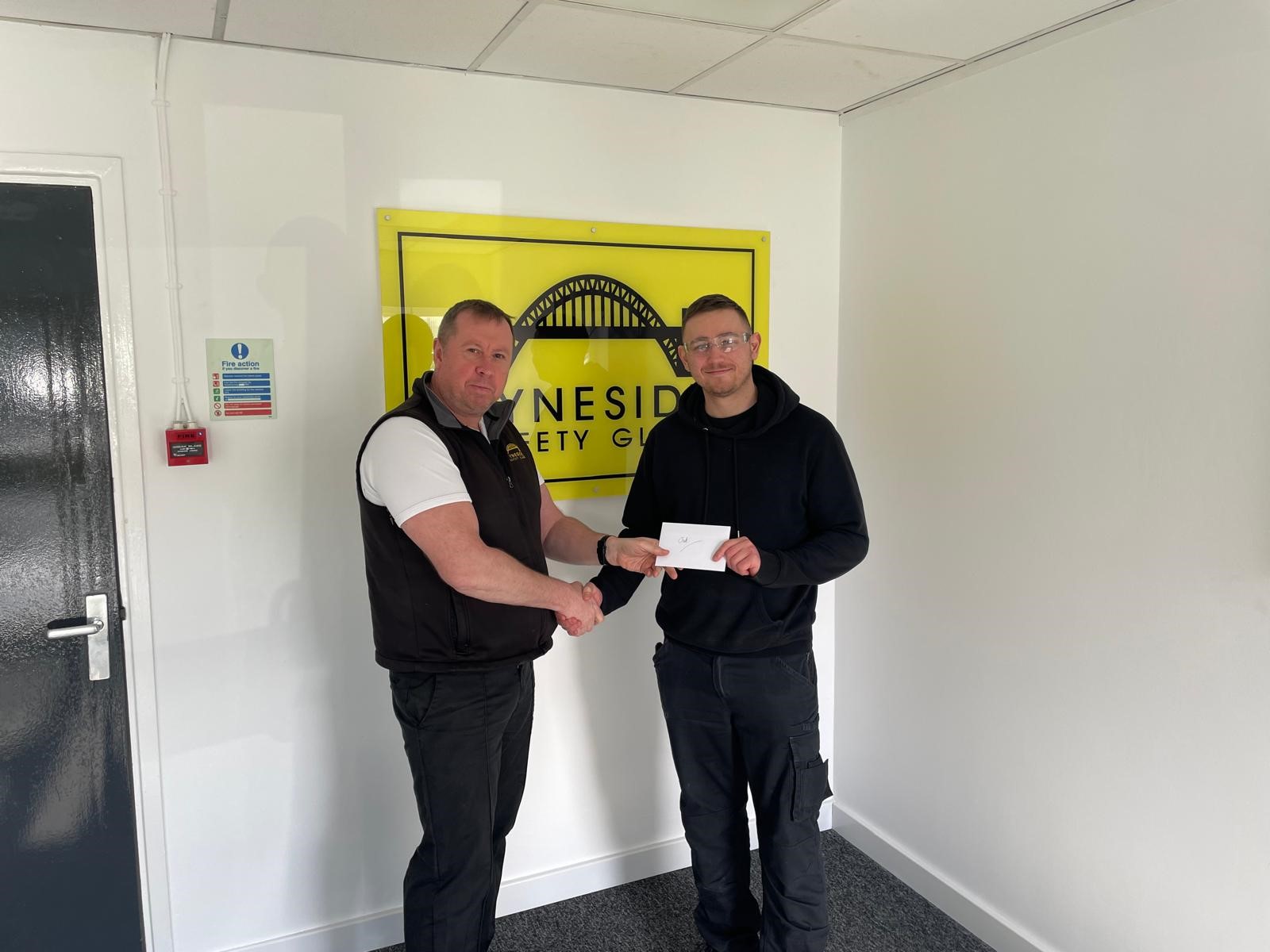 Operator Of The Month Award - Tyneside Safety Glass